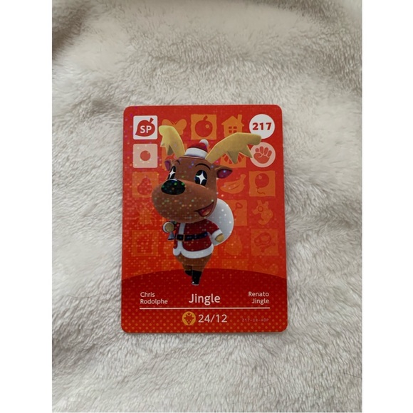 Animal Crossing | Other | Jingle 27 Shiny Animal Crossing Amiibo Card ...